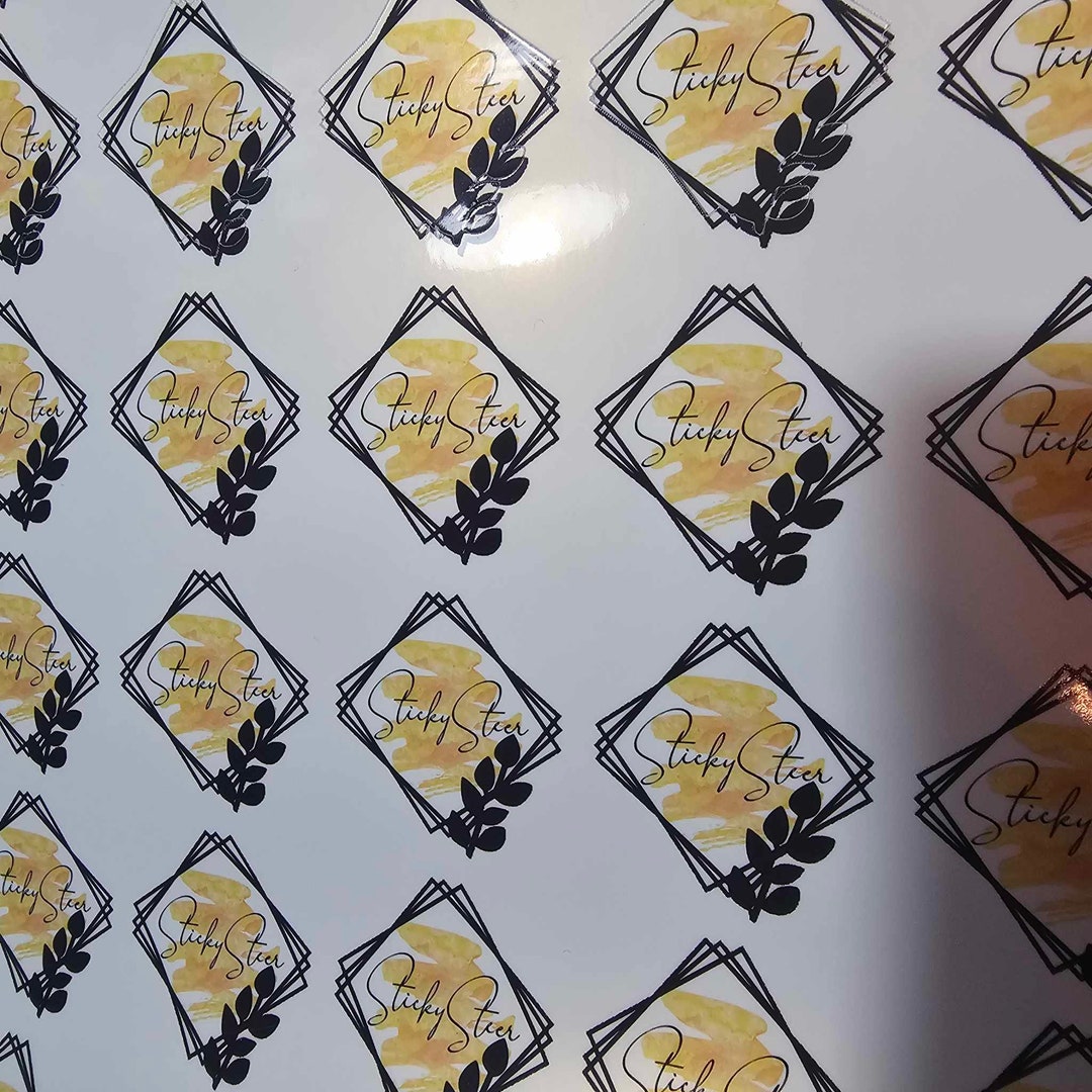 Matte/gloss Logo Sticker Sheet All Shapes and Sizes - Etsy
