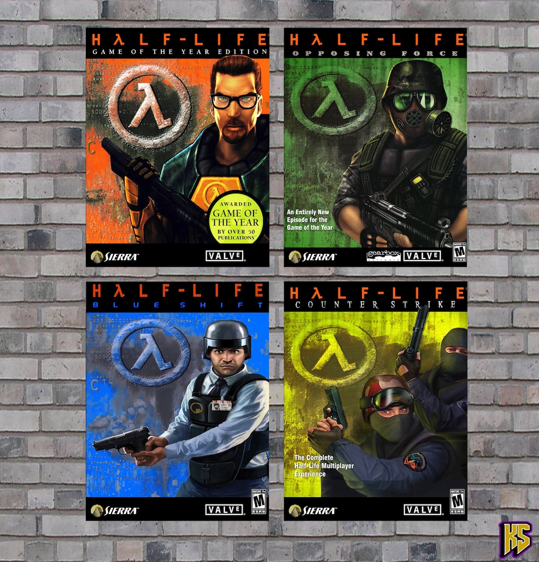 Half Life Posters Pack, 4 Digital Images . - Etsy