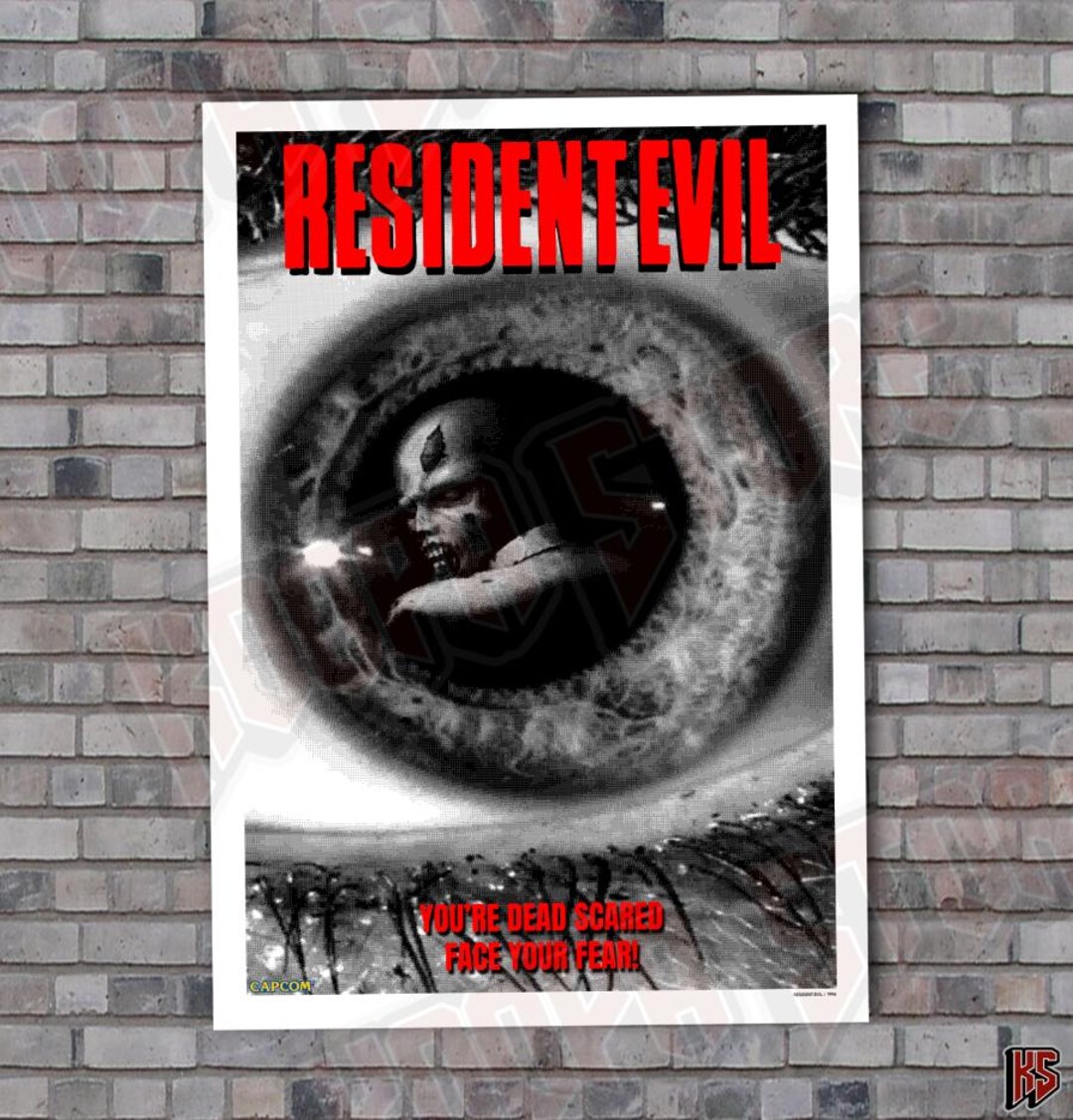 Resident Evil Videogame Poster / Gaming Posters DIGITAL DOWNLOAD - Etsy