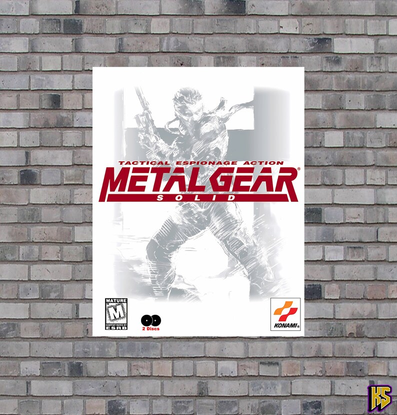 Metal Gear Solid Posters Pack / Videogame Posters Pack/ Digital ...