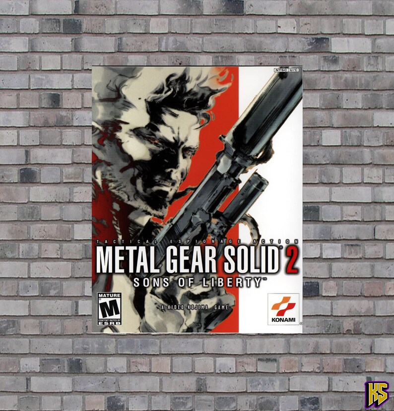 Metal Gear Solid Posters Pack / Videogame Posters Pack/ Digital ...