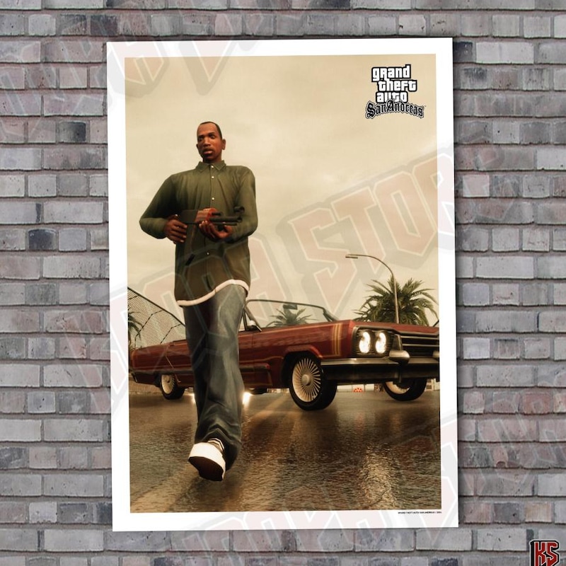 Grand Theft Auto Poster - Etsy