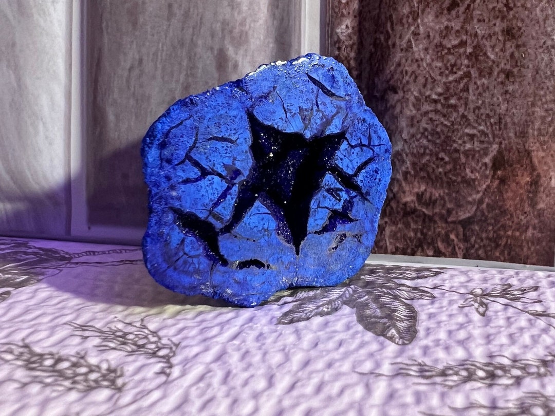 Azurite Geode - Etsy