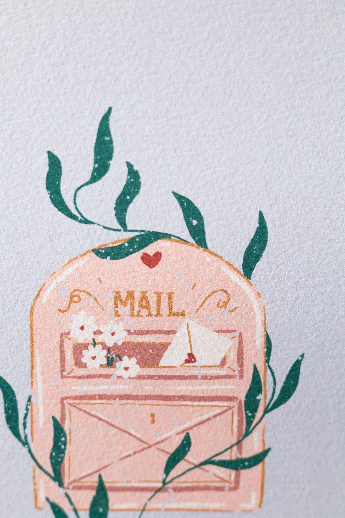 Love Mail Box Illustration | Love Letter, Flowers and Plant | Square ...