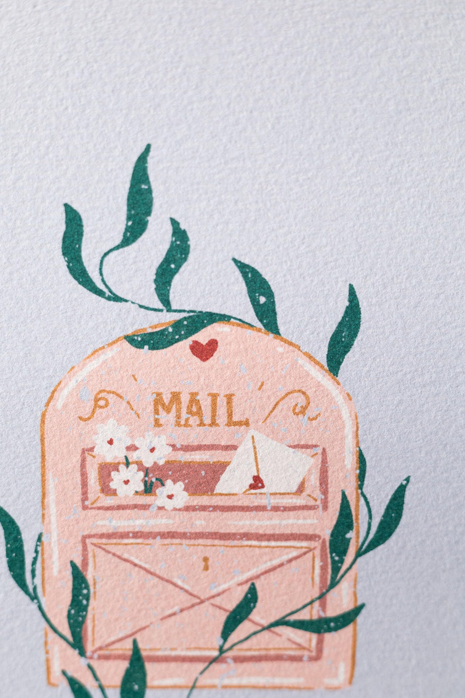 Love Mail Box Illustration | Love Letter, Flowers and Plant | Square ...
