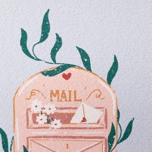 Love Mail Box Illustration | Love Letter, Flowers and Plant | Square ...