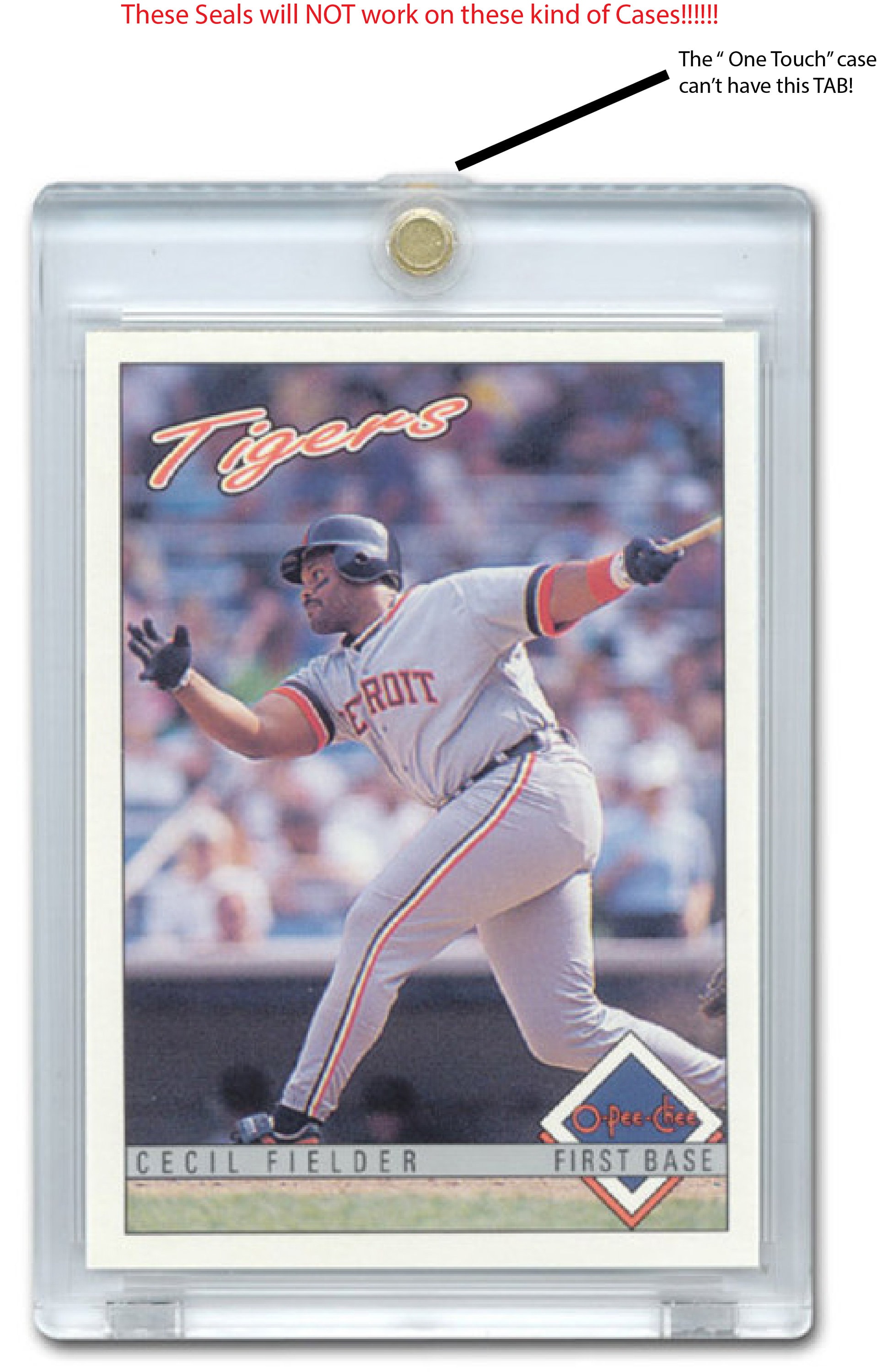 One Touch Case Labels Security Seal Panini Trading Cards Sports Cards ...