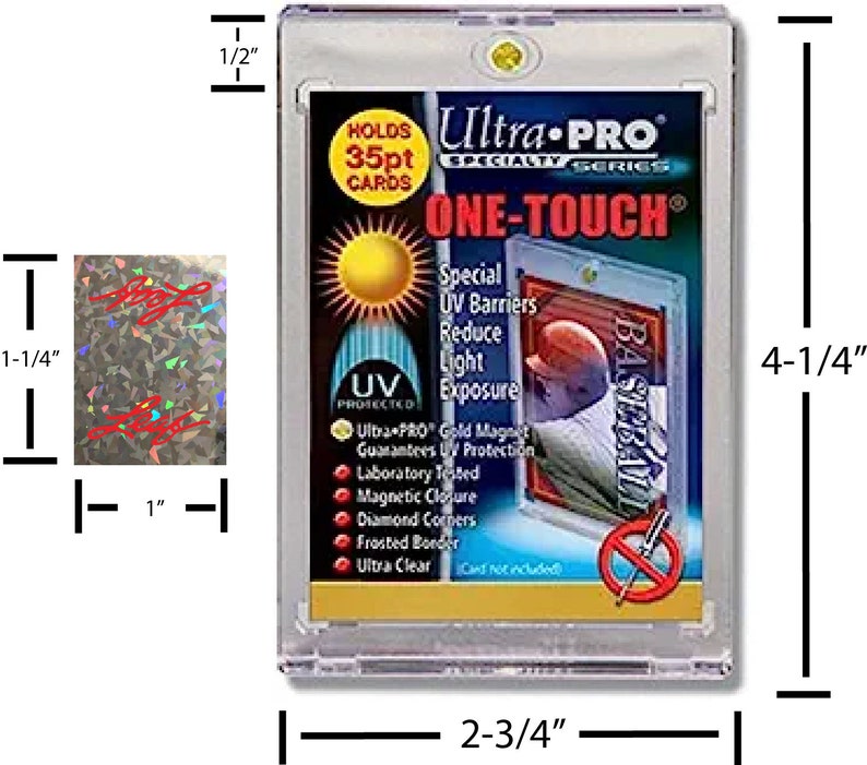 One Touch Case Labels Security Seal LEAF Trading Cards LEAF Cards ...