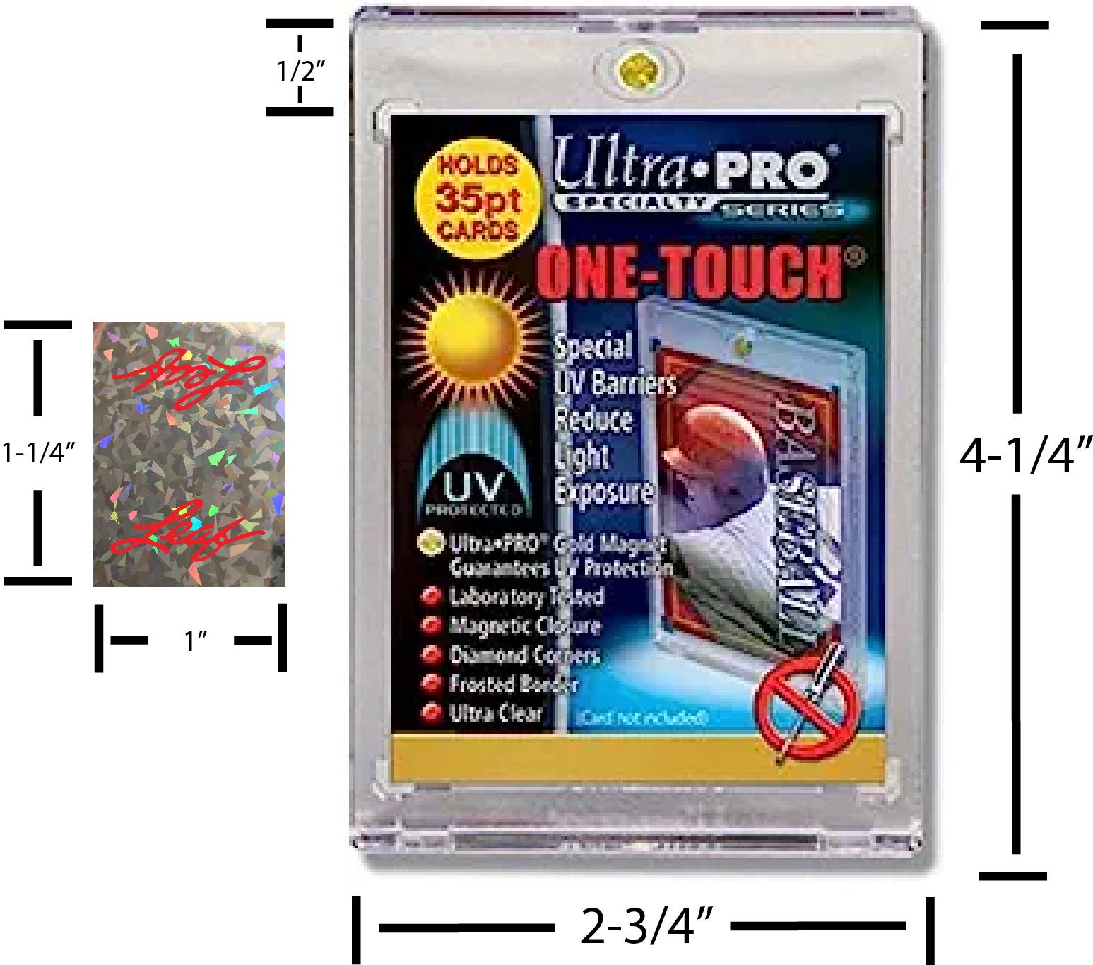 One Touch Case Labels Security Seal LEAF Trading Cards LEAF Cards ...