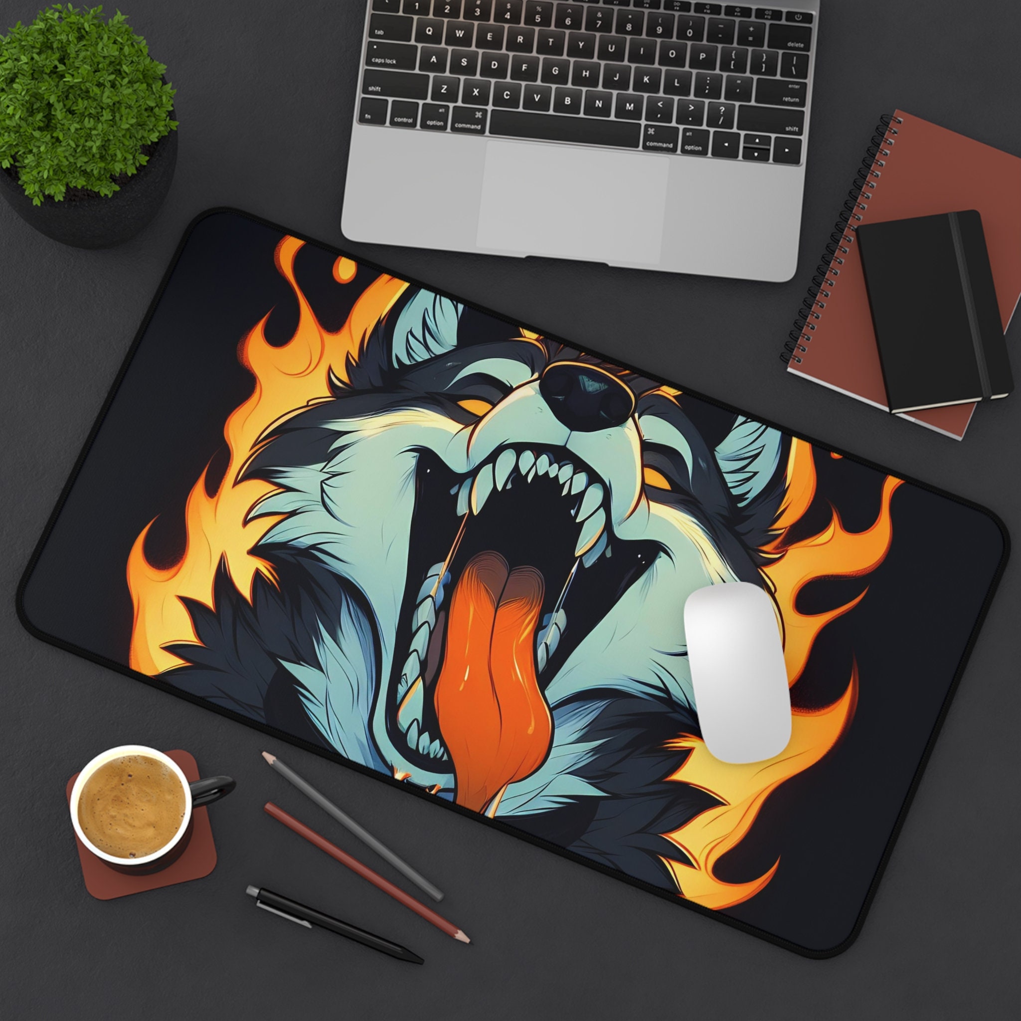 Yiff in Hell Furry Gaming Mouse Pad/desk Mat - Etsy