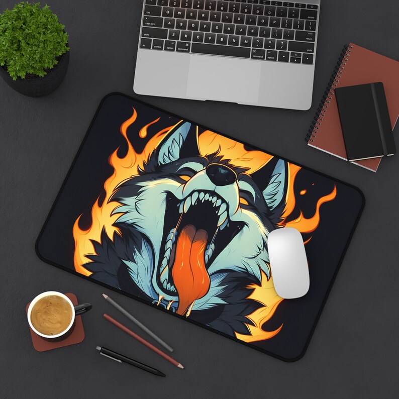 Yiff in Hell - Furry Gaming Mouse Pad/desk Mat - Etsy