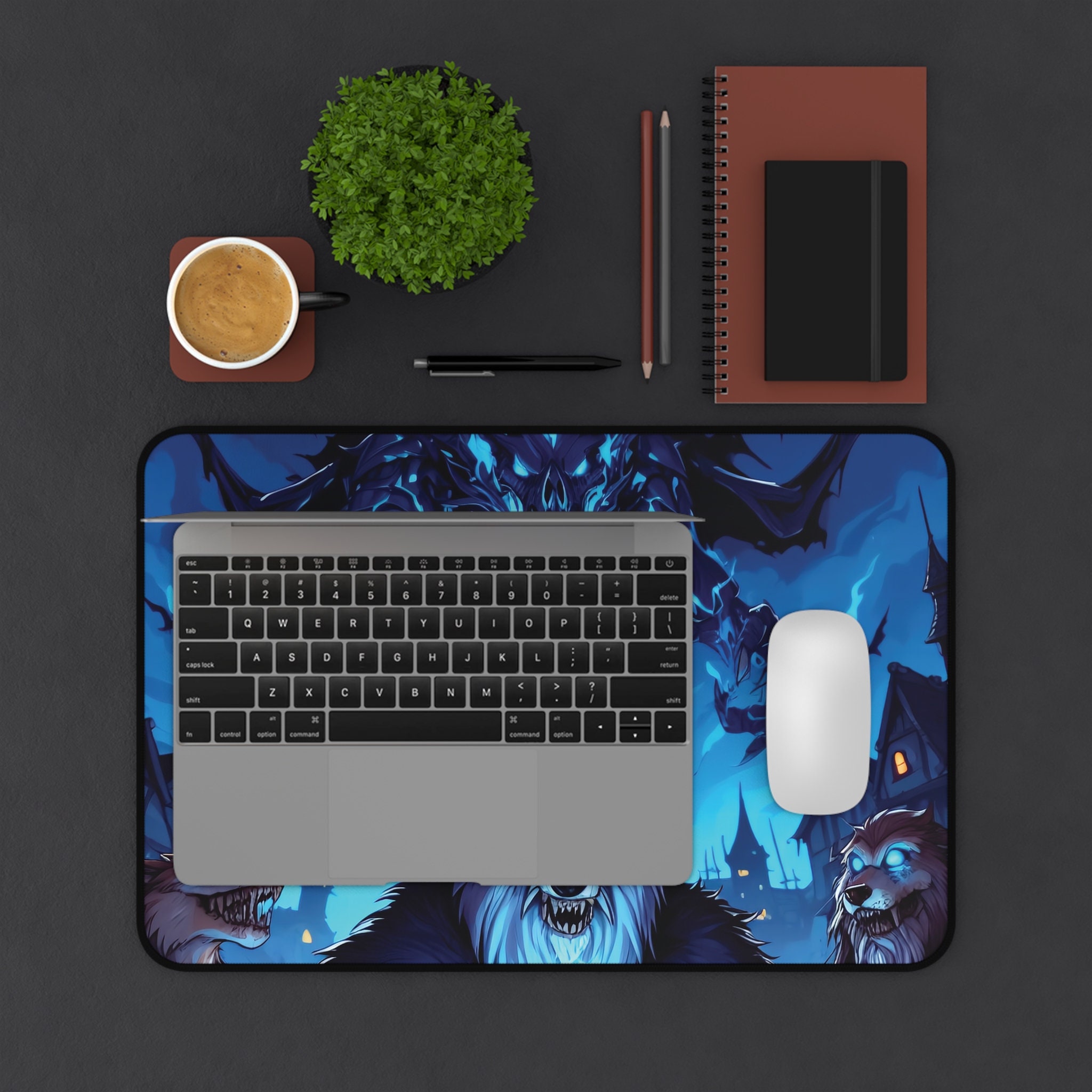 Cursed Night Furry Gaming Mouse/desk Mat - Etsy