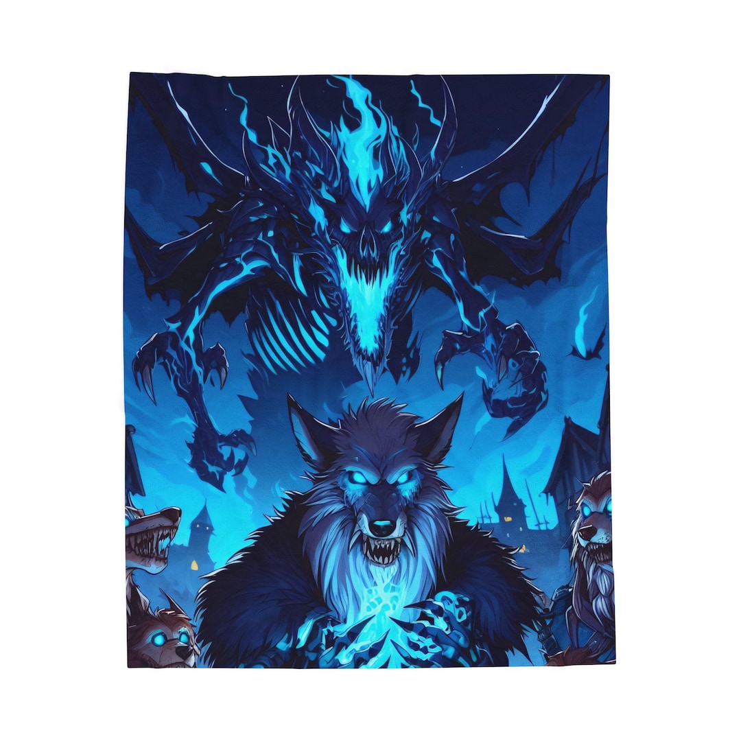Cursed Night - Medieval Fantasy Furry Blanket - Etsy