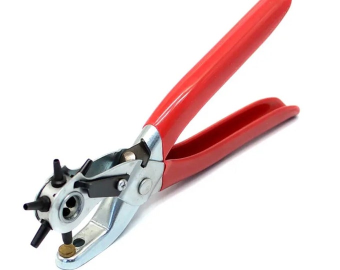 Heavy Duty Leather Hole Punch 6-size Revolving Belt Puncher - Etsy