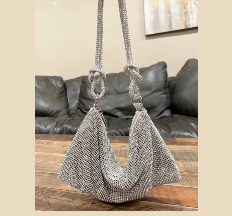 Rhinestone Evening Bag - Etsy