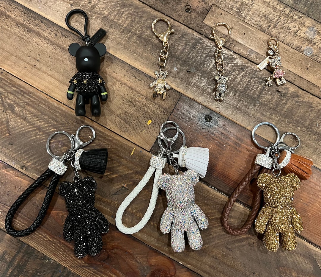 Teddy Bear Key Rings - Etsy