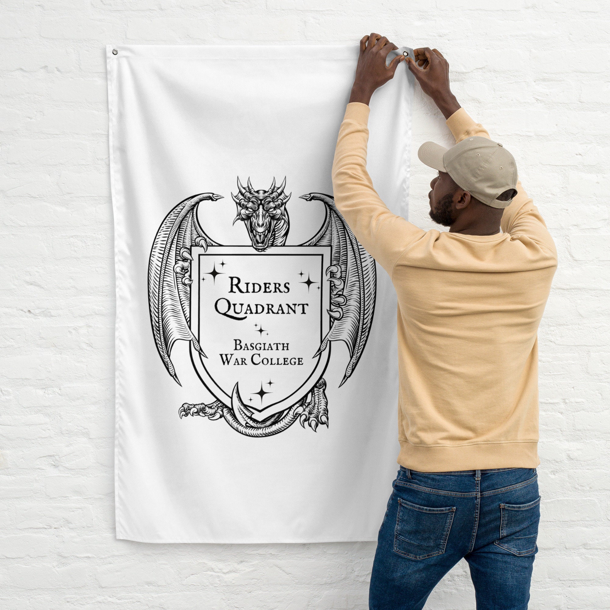 Riders Quadrant Basgiath Flag War College Banner Fourth Wing - Etsy
