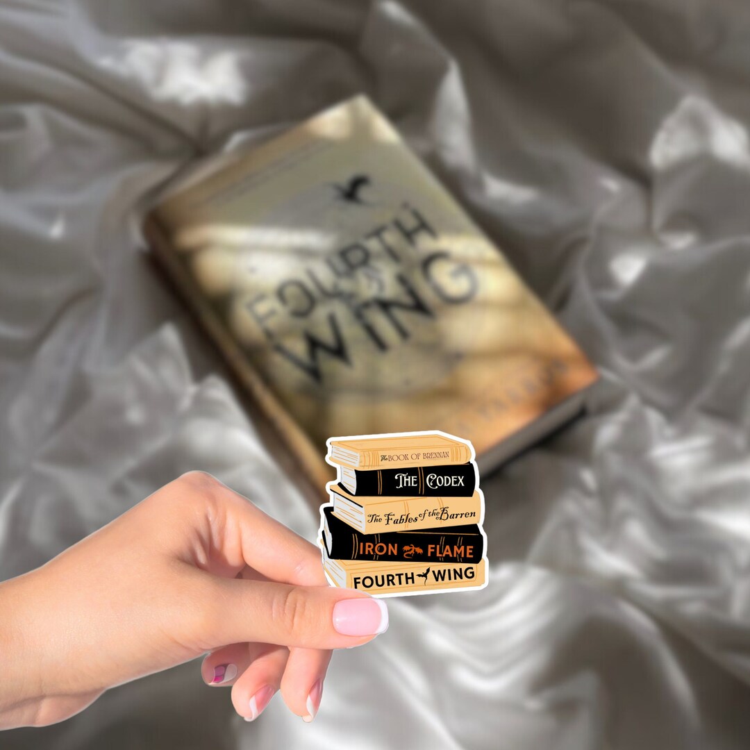 Fourth Wing Sticker | Books of Basgiath - Etsy