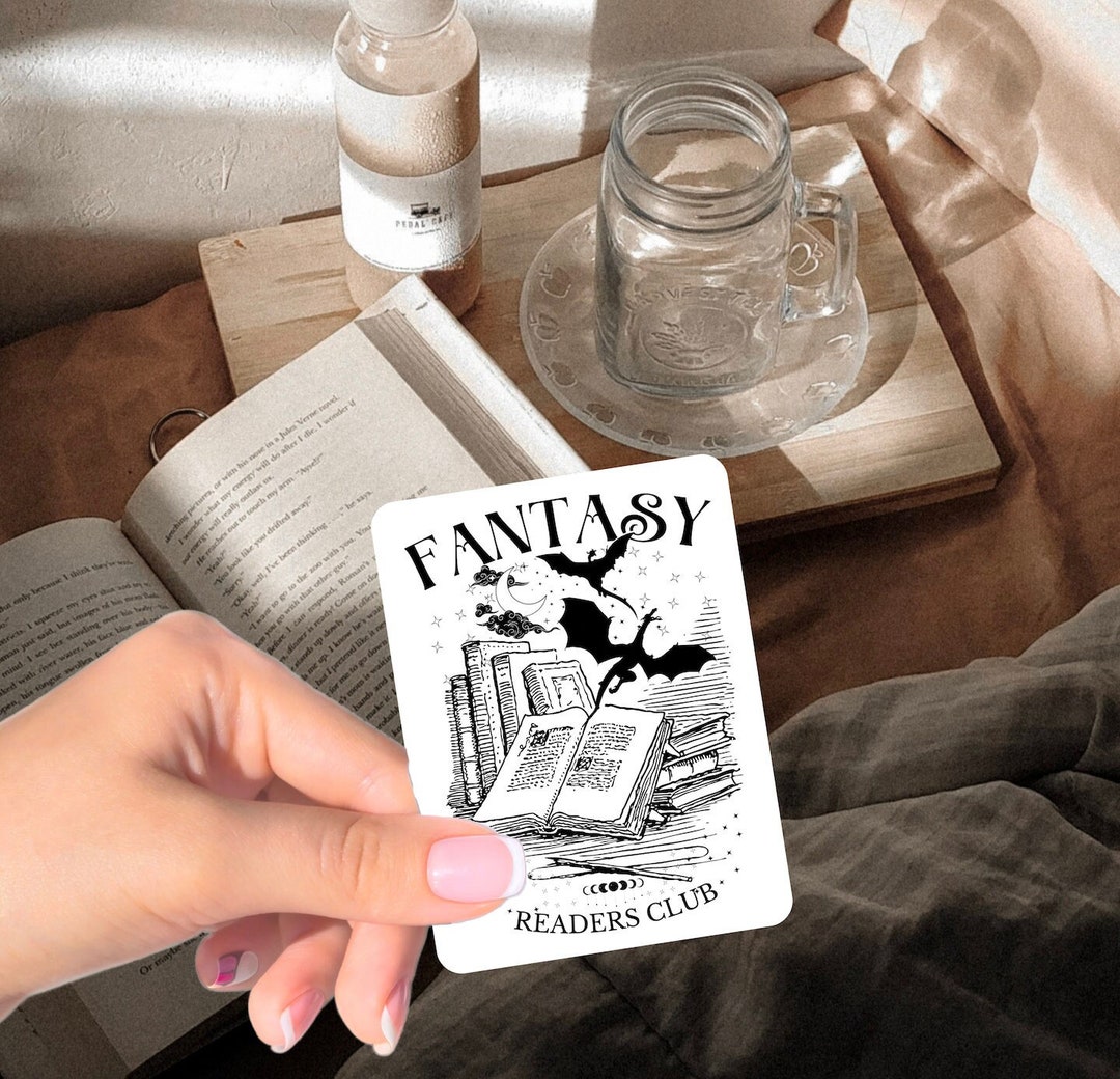 Fantasy Readers Club Sticker - Etsy