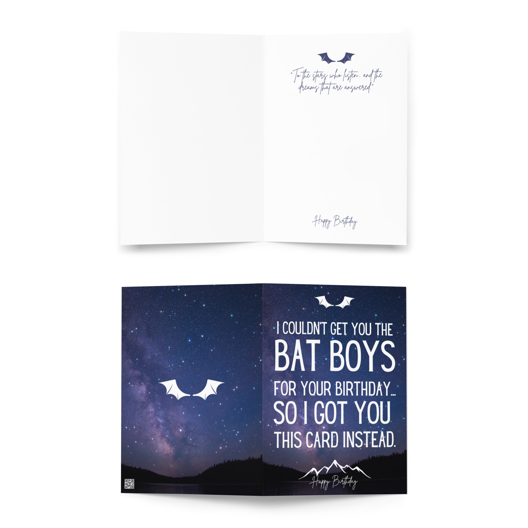 ACOTAR Birthday Card Bat Boys Velaris Night Court - Etsy Australia
