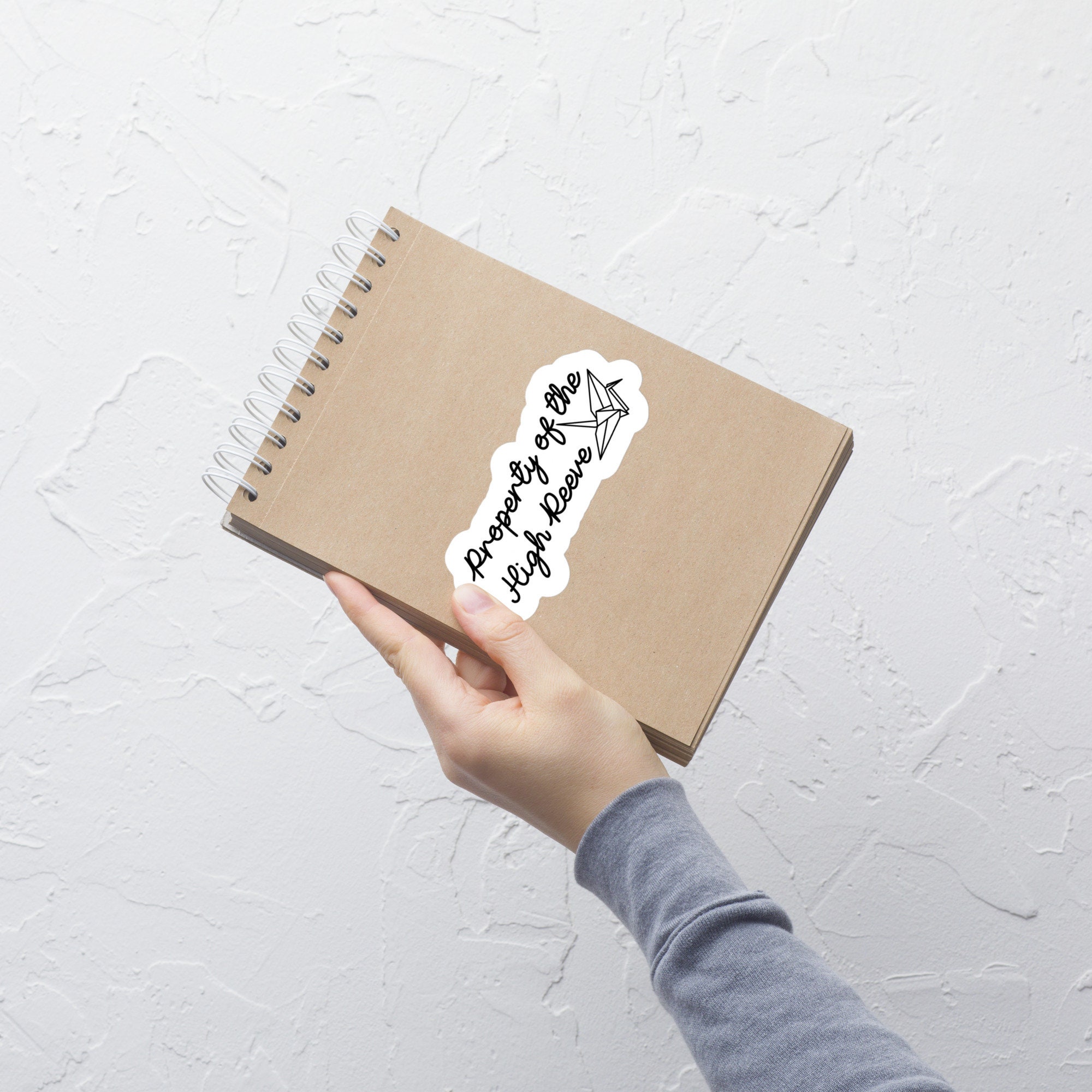 Manacled Sticker Property of the High Reeve Paper Crane - Etsy