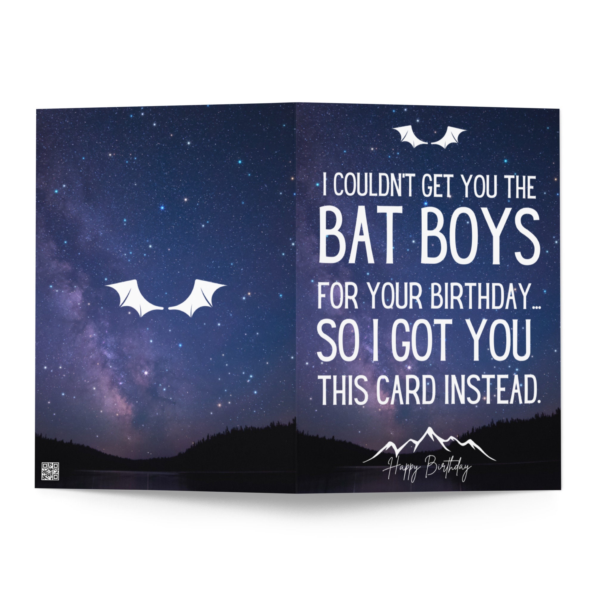 ACOTAR Birthday Card Bat Boys Velaris Night Court - Etsy Australia