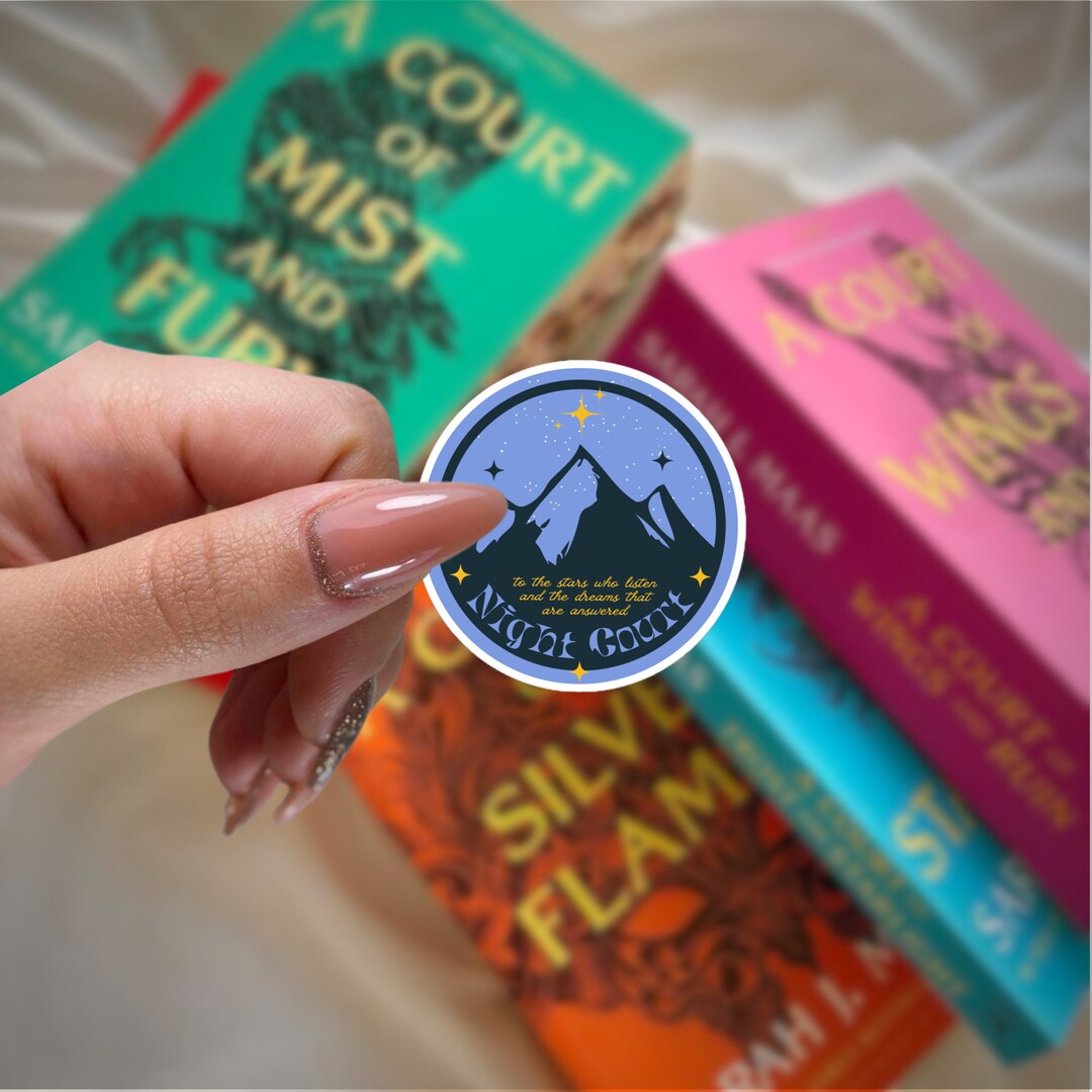 ACOTAR Sticker | Night Court Emblem | to the Stars Who Listen and the ...
