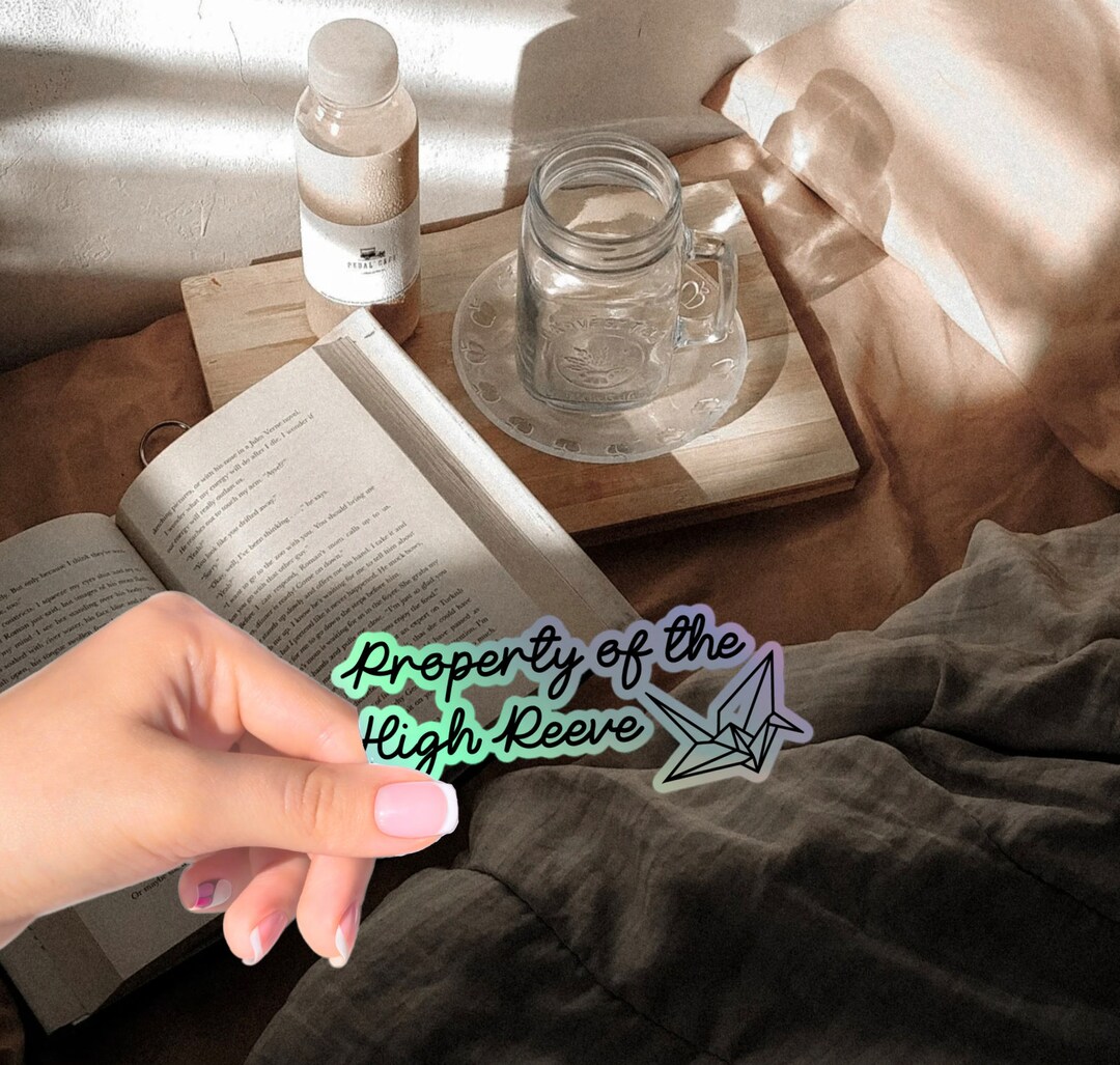 Manacled Sticker Property of the High Reeve Holographic Paper Crane - Etsy