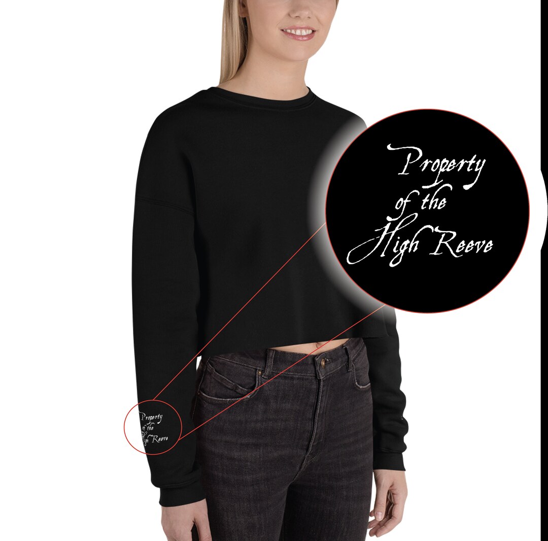 Manacled Property of the High Reeve Crop Sweatshirt - Etsy