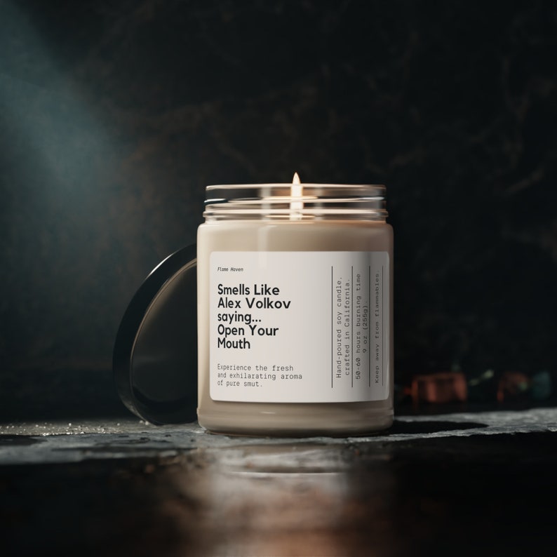 Alex Volkov Open Your Mouth Candle, Smells Like Alex Volkov, Funny ...