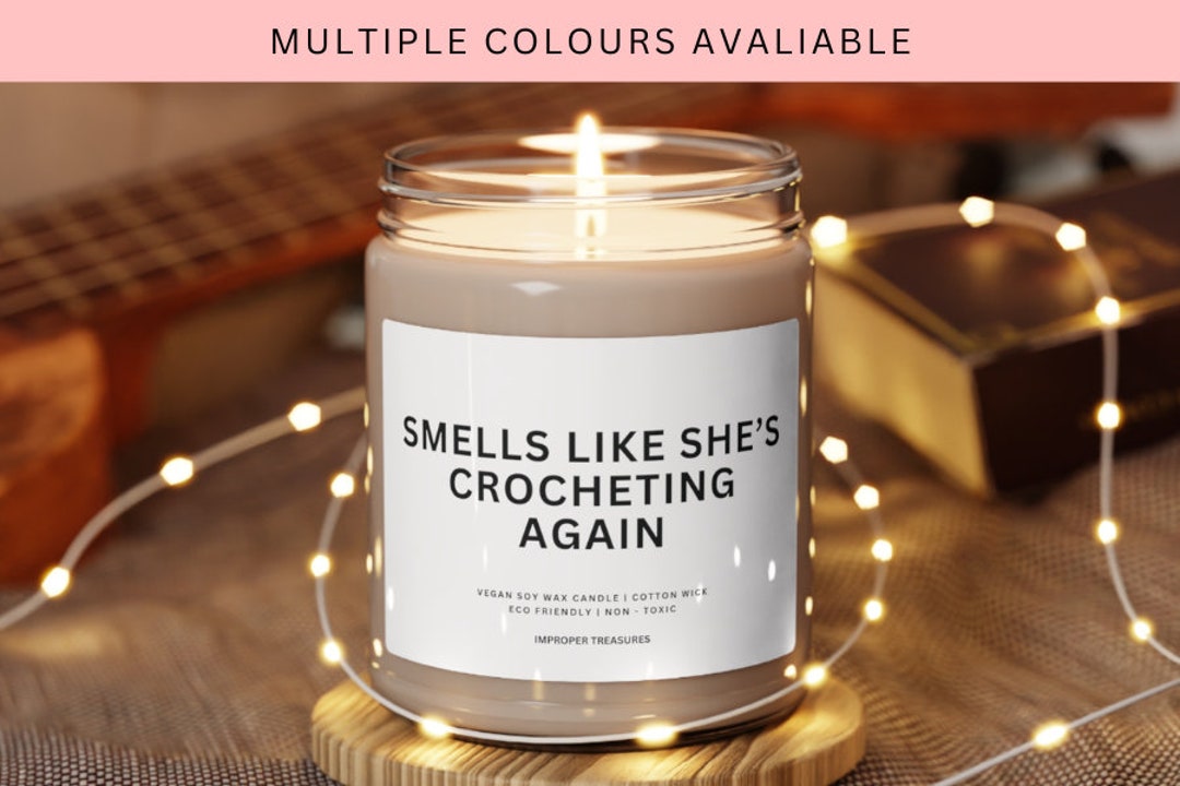 Personalized Crocheter Gift Funny Candle Gifts for Crocheters Gift ...