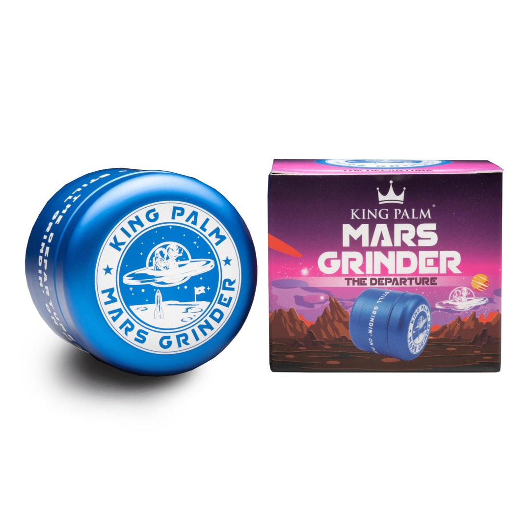 Mars Grinder With Kief Catcher Blue - Etsy
