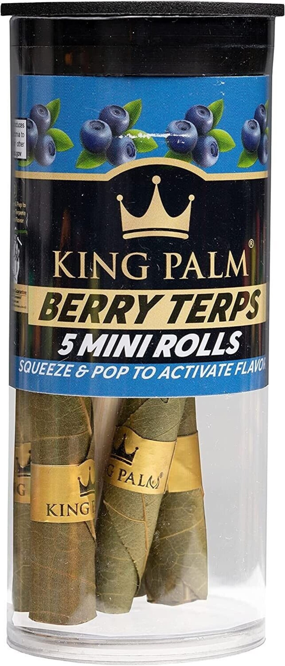 King Palm | Mini Size | Berry Terps | Organic Prerolled Palm Leafs | 5 ...