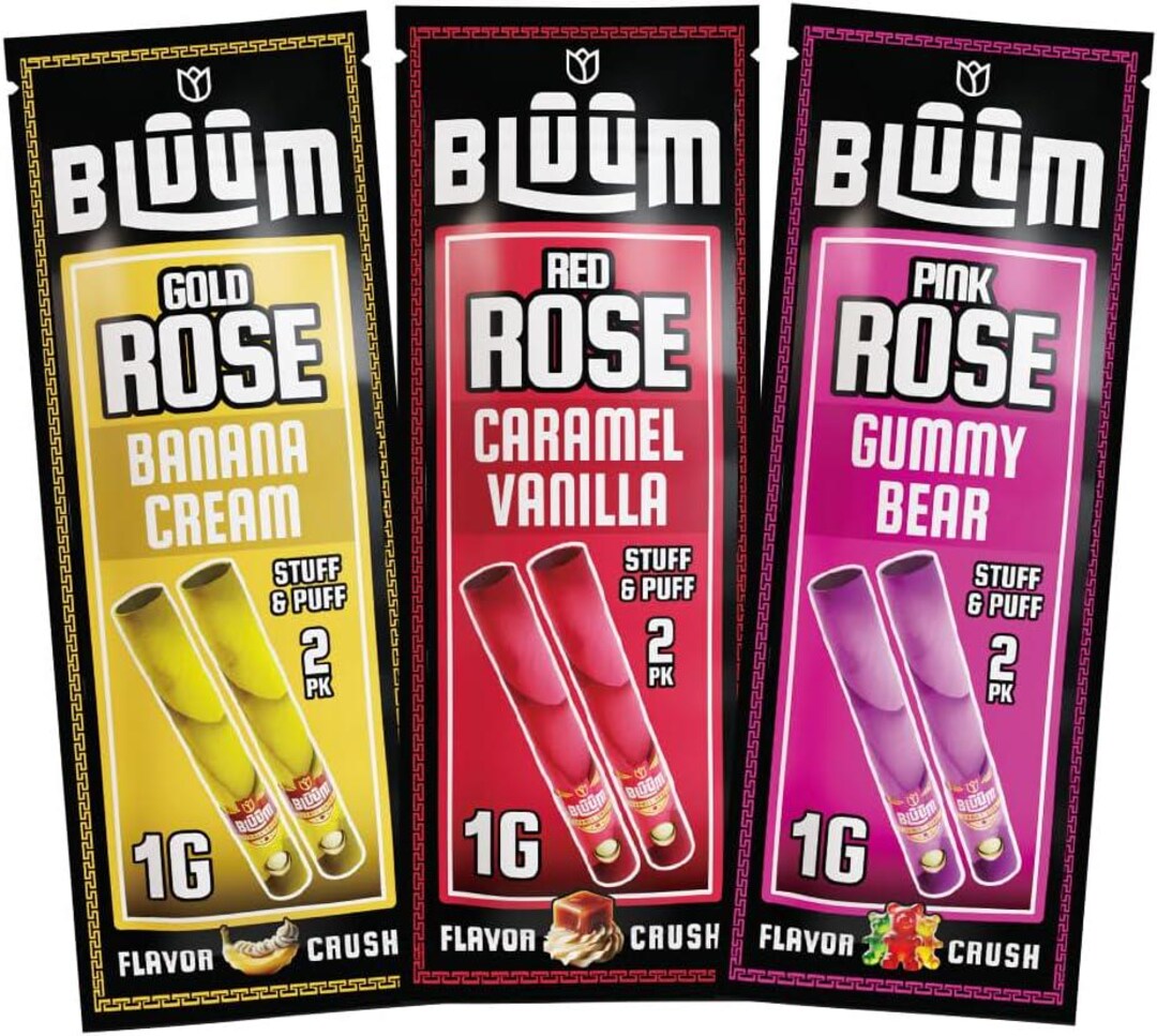 BLUUM Flower Petal Prerolled Cone - Gold, Red, Pink Rose Cone ...