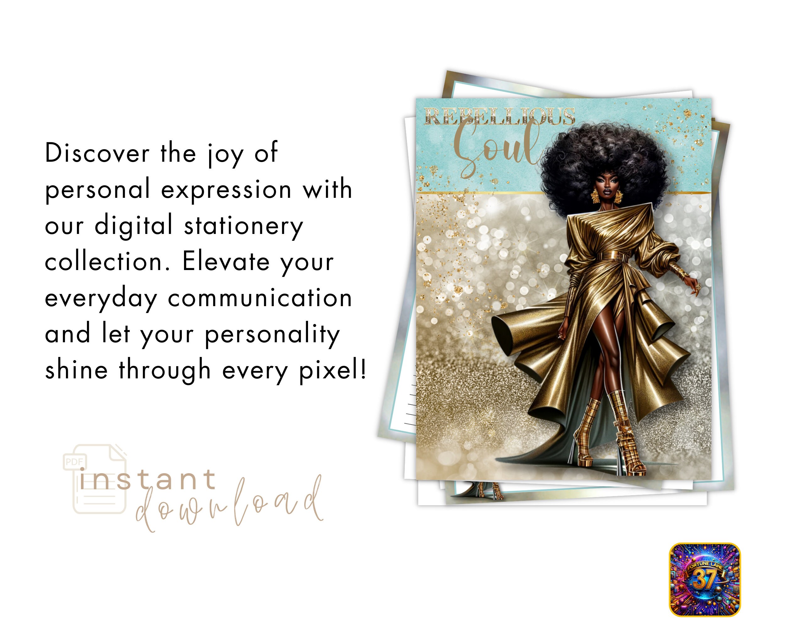 Rebellious Soul Digital Planner Writing Bundle Printable Planner ...