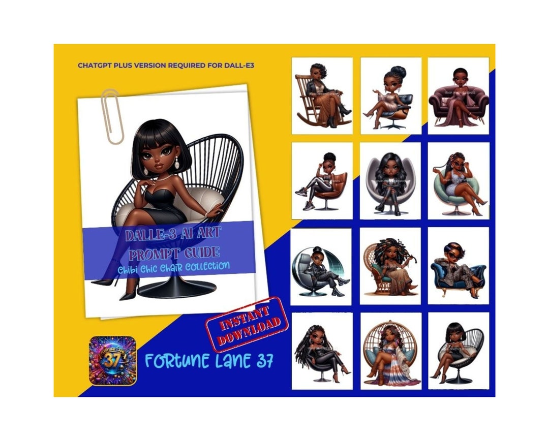 Chibi Dolls in Chairs Easy Prompts Prompt Guide for Newbies Dalle ...
