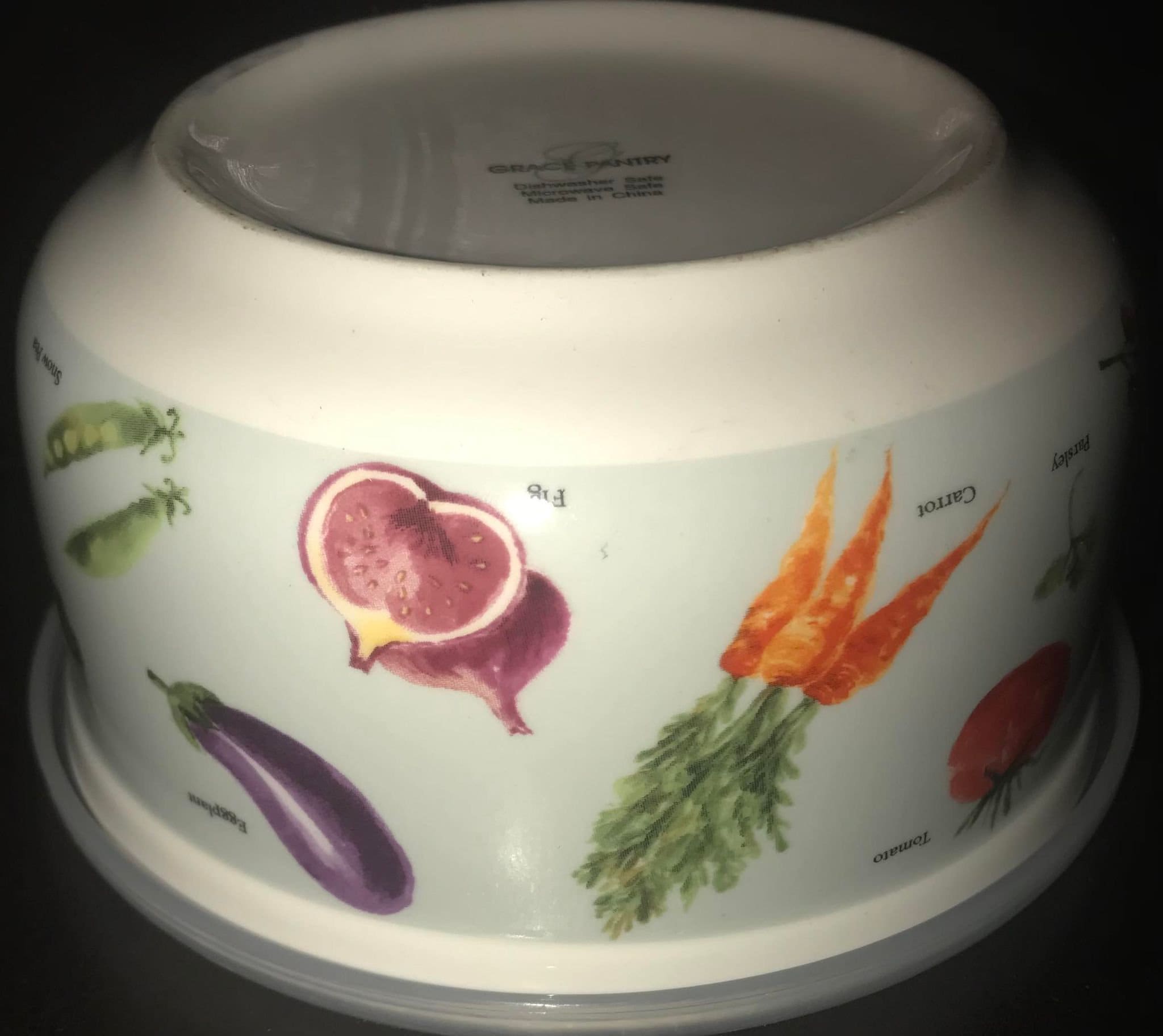 Set of 2 Vintage Grace Pantry Storage Bowl With Lid & Dial Vent 6 1/2 ...