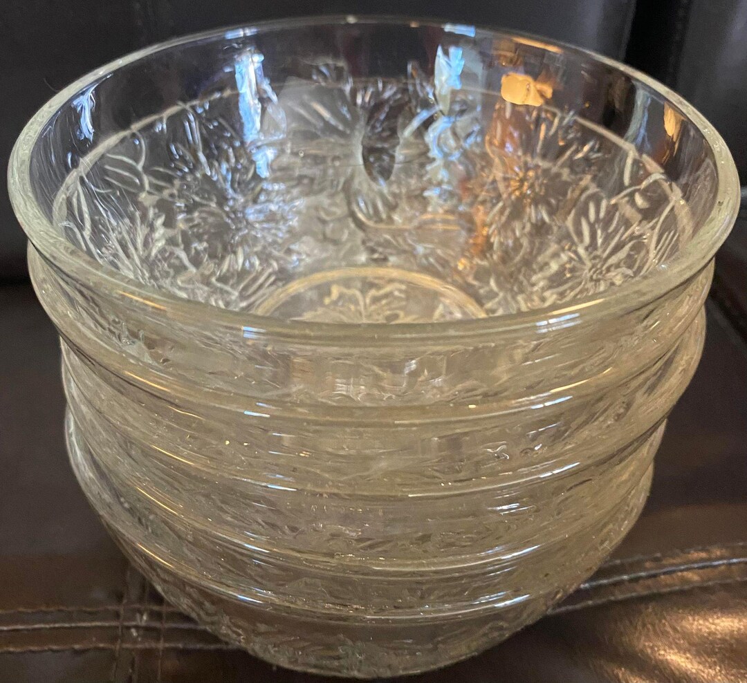 Vintage Princess House Set of Five Fantasia Salad Serving Bowls 5 X 2.5 ...