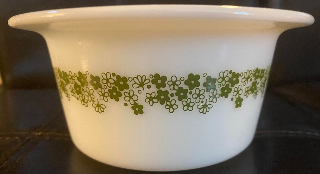 Vintage Pyrex Spring Blossom Round Butter Tub Dish No Lid 2.5x5.5 - Etsy