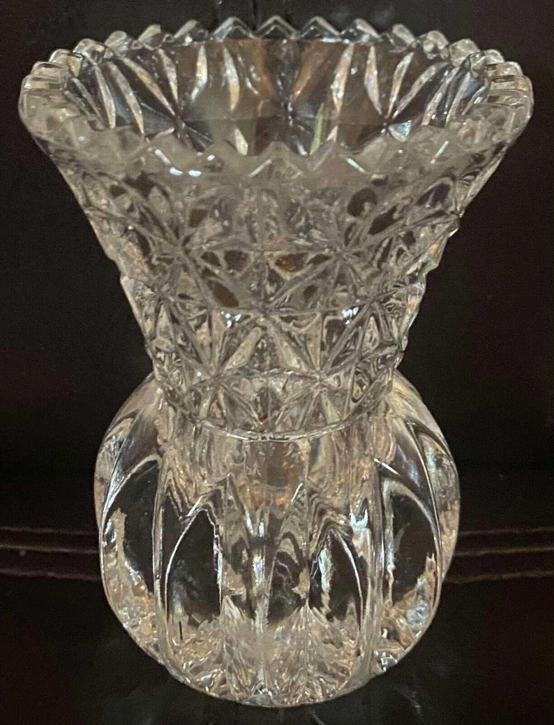 Vintage Princess House Crystal Bud Vase 3" - Etsy