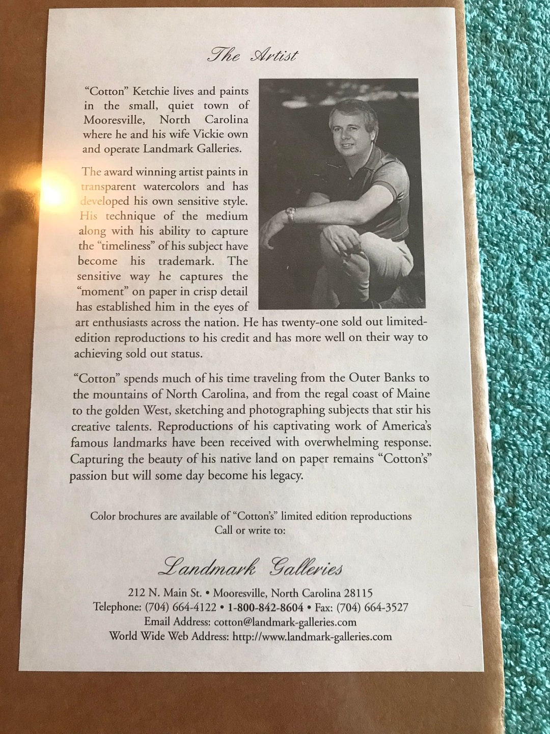 Cape Hatteras Lighthouse Signed Print by Cotton Ketchie. 10 3/4 X 15 - Etsy