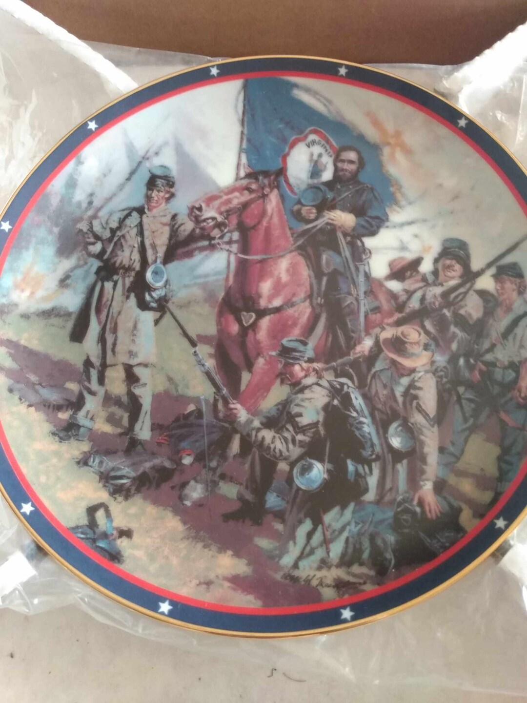 Vintage the American Civil War Collectors Plate general Thomas ...