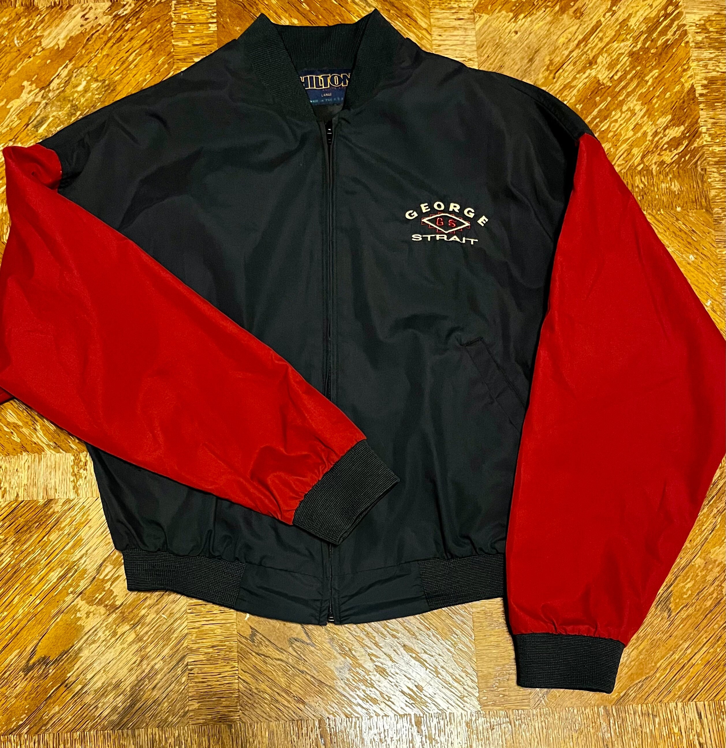 VINTAGE 90s George Strait Bomber Jacket Country and Western ...