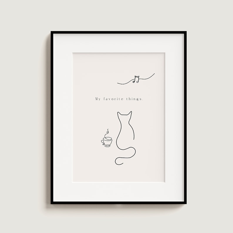 One Line Art Quotes Wall Art Printable Home Decor Downloadable Wall Art ...