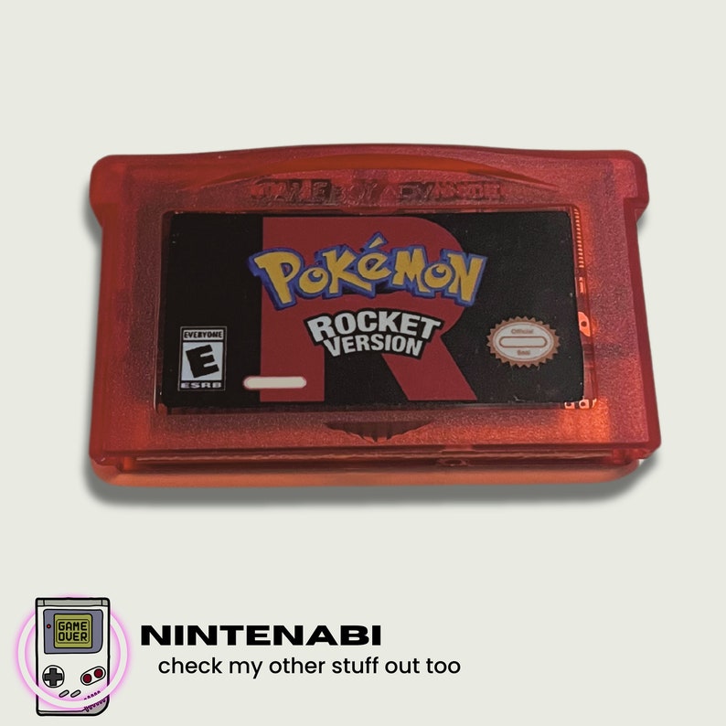 Pokemon Rocket Version Fan Game NEW Without RTC - Etsy