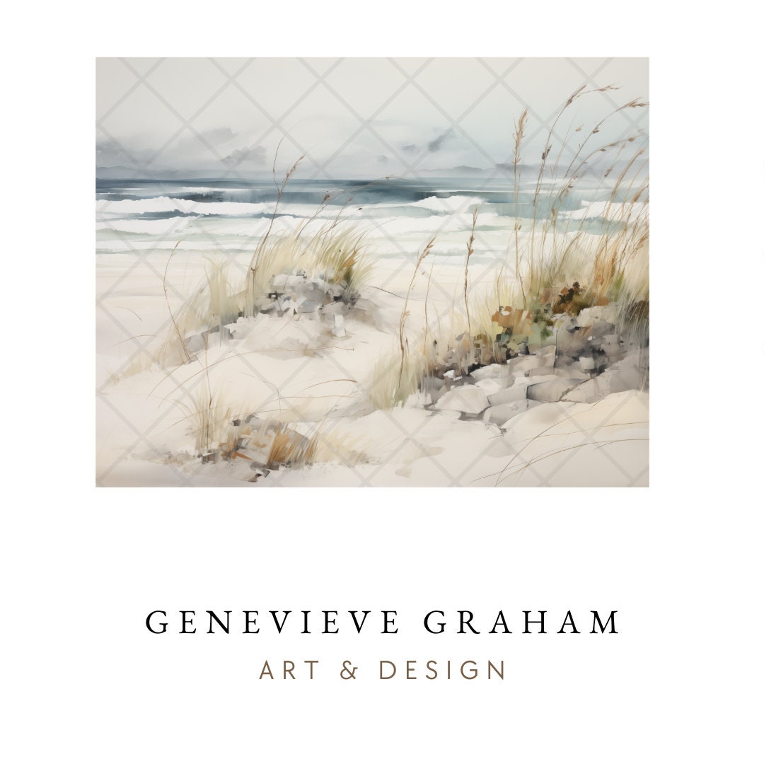 Set of THREE Neutral New England Sea Shore Coastal Prints - Etsy