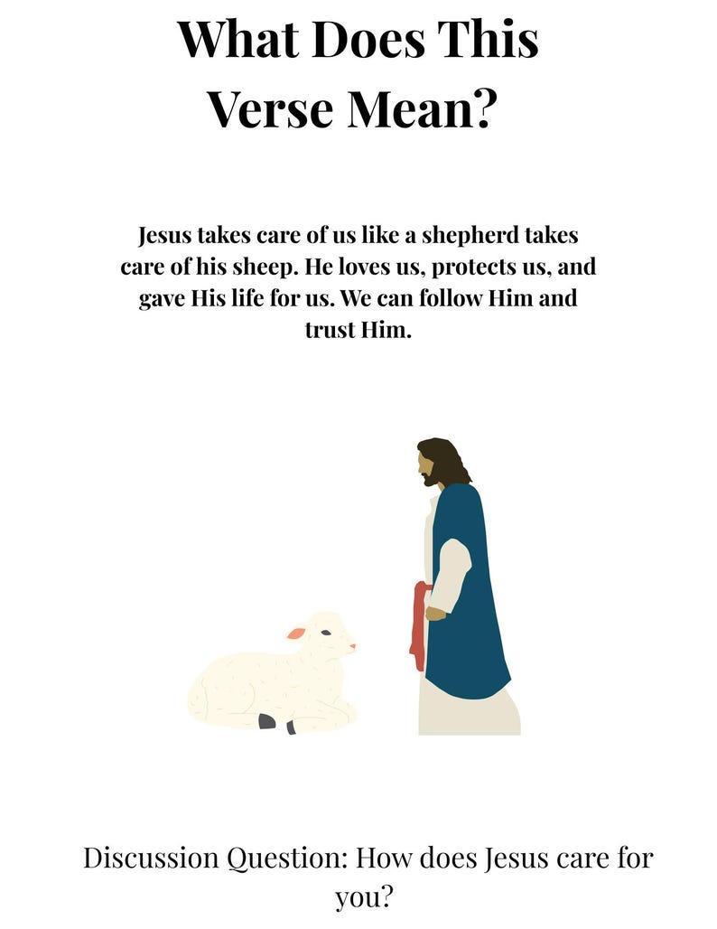 Jesus the Good Shepherd Bible Lesson | Preschool Worksheet | Sunday ...