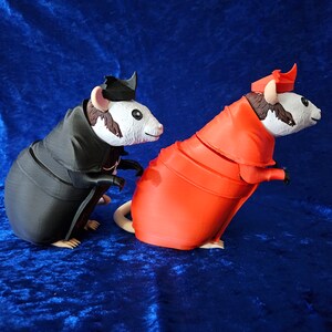 Cardinal Copia Rat Sculpture - Ghost Band Fan Art, Unique Home Decor - Etsy