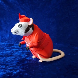Cardinal Copia Rat Sculpture - Ghost Band Fan Art, Unique Home Decor - Etsy