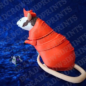 Ghost-inspired Cardinal Copia Rat Sculpture (fan Art) | Handmade 3D ...